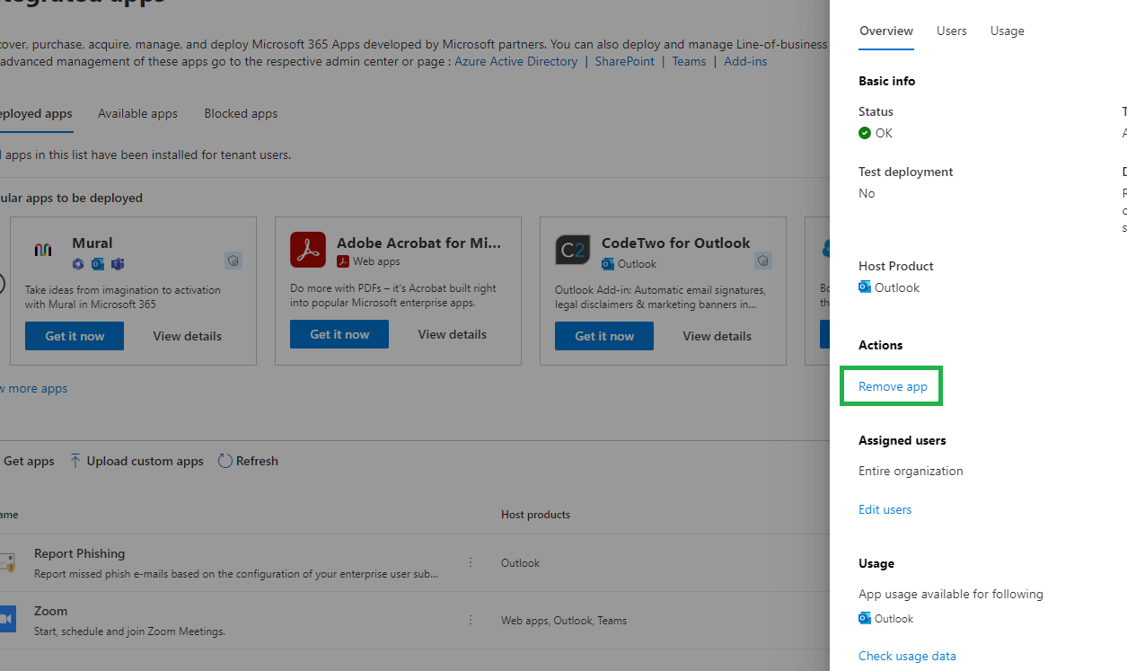 How to Disable Microsoft Report Buttons – Support Center