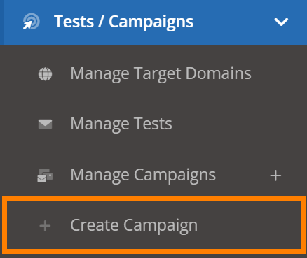 Create Campaign – Support Center