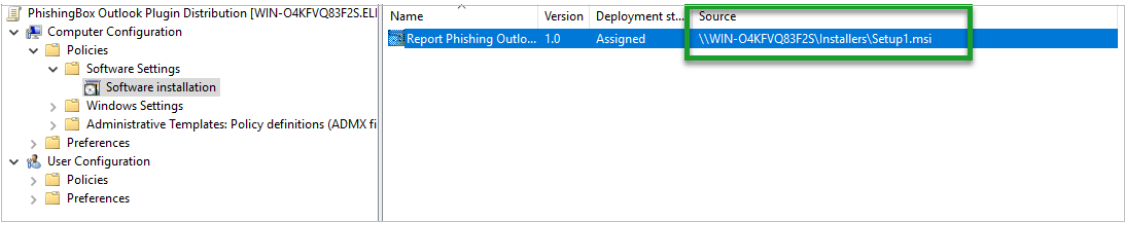 Outlook Add-in Group Policy Deployment – Support Center