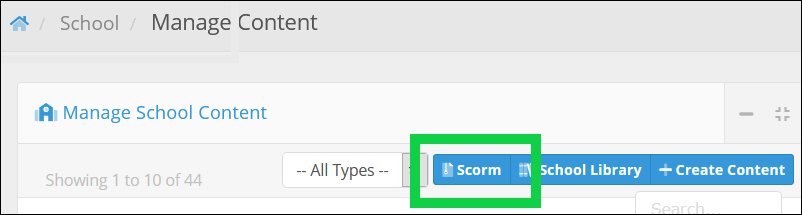 Scorm Integration Support Center 